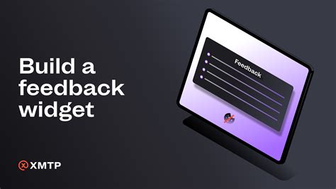 Build A Feedback Widget For Your Websiteusing XMTP