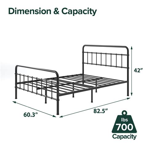 Florence Metal Platform Bed Frame Zinus