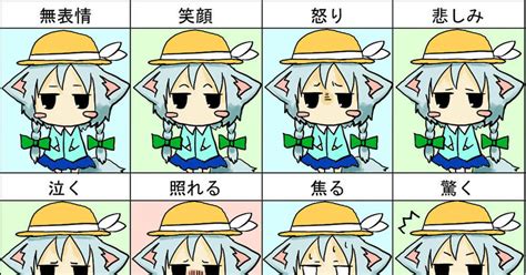 東方 幼稚園児いぬさくやで表情練習 城山 南のイラスト Pixiv