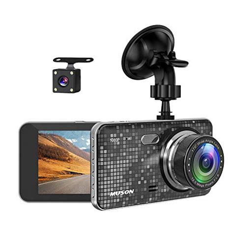 『muson（ムソン） ドライブレコーダー Note5 ドラレコ 前後カメラ 1080pフルhd高画質 170度広角 2カメラ G センサー