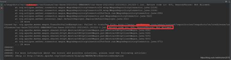Maven Deploy Return Code Is 405 Reasonphrase Not Allowedreturn Code