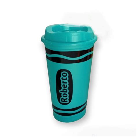 Vaso Cafetero Diseño Crayola Personalizado