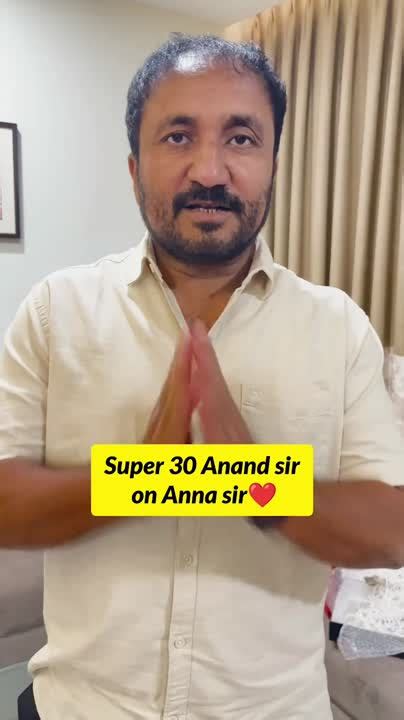 [video] amarnath anand anna sir on linkedin anand sir super 30