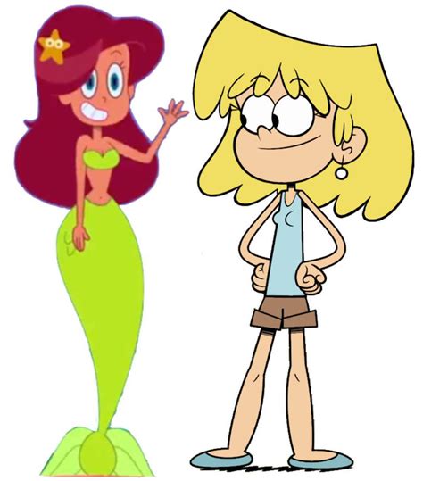 Lori Loud And Marina The Mermaid Zig And Sharko By