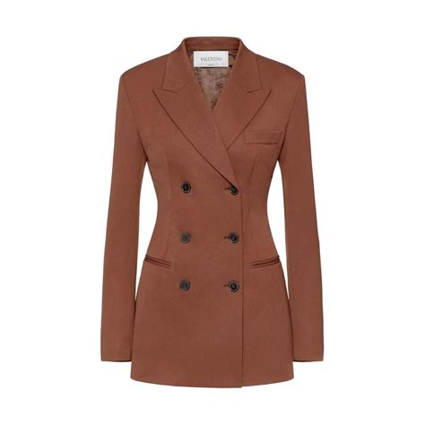 Valentino Garavani Brown Blazer Meghan Maven