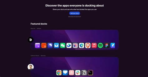 Le Site Dockhunt Vous Permet De Partager Votre Dock Macos Et De