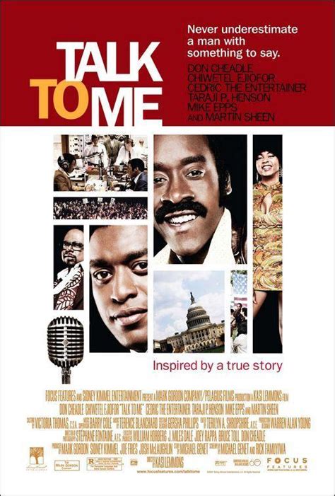 Talk To Me 2007 Filmaffinity