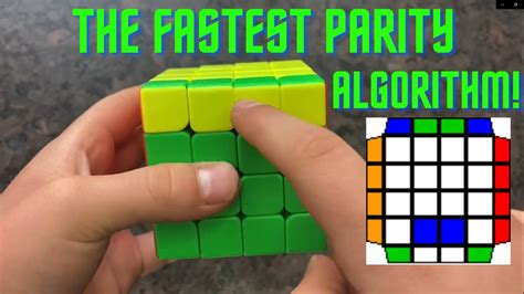 The Fastest 4x4 Oll Parity Algorithm Youtube