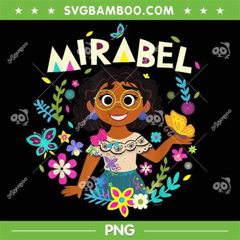 Disney Encanto Mirabel Madrigal Floral PNG