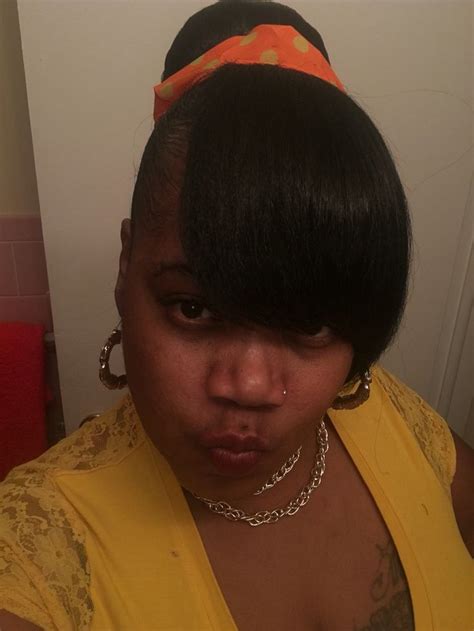 Quick Up Doo Donut Bun With Side Bang Side Bangs Bangs Donut Bun