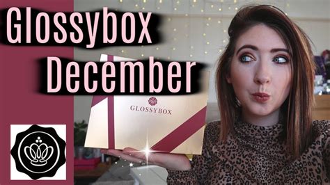 SPOILER GLOSSYBOX DECEMBER 2019 BEAUTY BOX UNBOXING YouTube