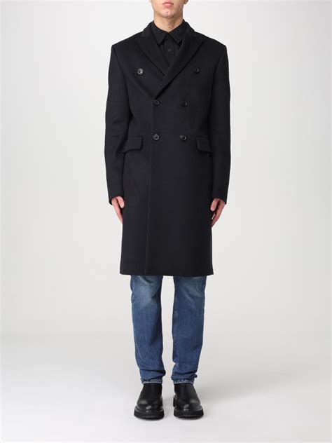 Grifoni Coat Men Black Grifoni Coat Gp16003230 Online At Giglio Com