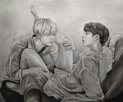 Bts Girlfriend Fanart Kiss See More Ideas About Bts Girlfriends Bts Girl Bts Fanart