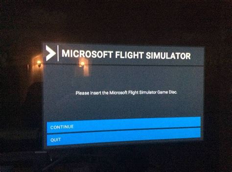 Back To Square One Please Insert The Microsoft Flight Simulator Game Disc General