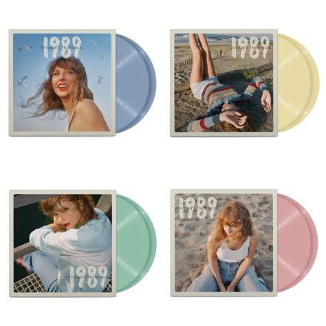 【預購私訊】taylor Swift 泰勒絲 1989 泰勒絲全新版（彩膠唱片）天空藍／晨曦黃／海洋綠／玫瑰粉 蝦皮購物