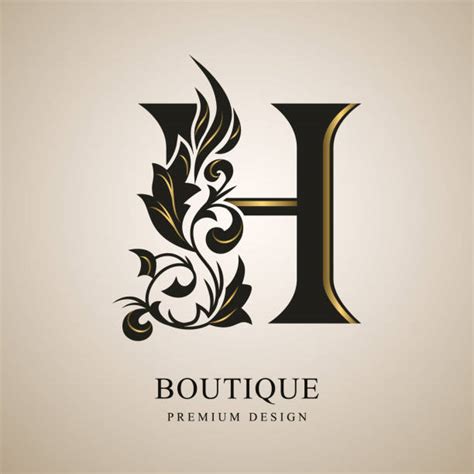 H Letter Tattoo Design