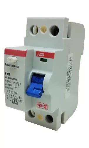 Interruptor Diferencial Disyuntor Bipolar 63a 30ma Abb