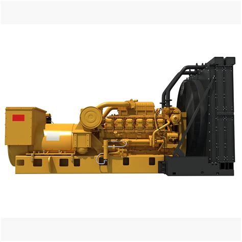 Drilling Power Generator Engine 3d Model Download Engine On