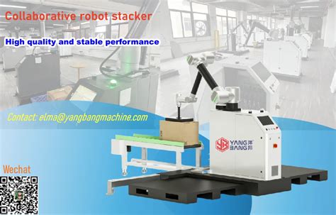 Yb Md16 Robot Arm Gripper Bag Box Palletizer Stack Robotic Palletizer Machine For Bagging