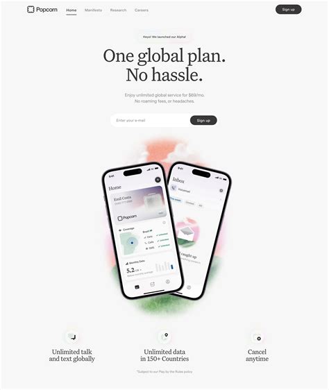 Curated Website Section Designs Home