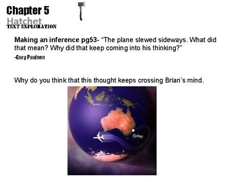 Hatche Gary Paulsen Text Exploration Chapter 5 Hatchet