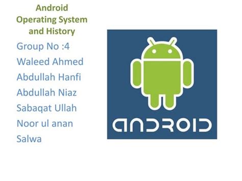 Android Operating System Basic Overview Ppt