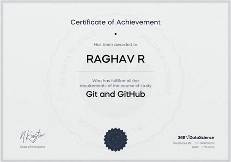 Raghav R On Linkedin Versioncontrol Git Github Datascience