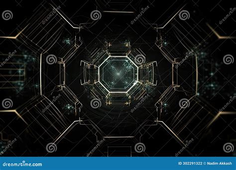 Illustration Futuristic Technology Gaming Background Stock Illustration