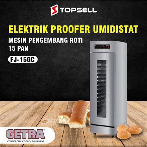 Jual Mesin Pengembang Roti Listrik Proofer Umidistat Getra Tray FJ GC Gratis Ongkir