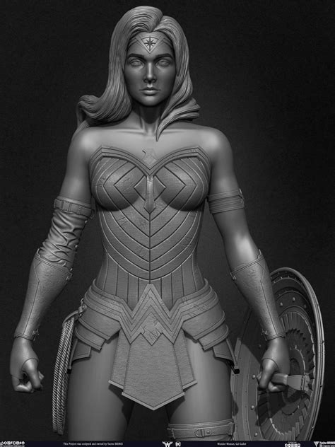 Wonder Woman Gal Gadot 3d Model By Yacine Brinis By Yacinebrinis On