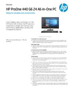HP ProOne G All In One PC Hp Proone G All In One Pc Pdf PDF PRO