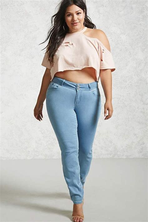 Forever 21 Plus Size Low Rise Jeans Womens Plus Size Jeans Fashion
