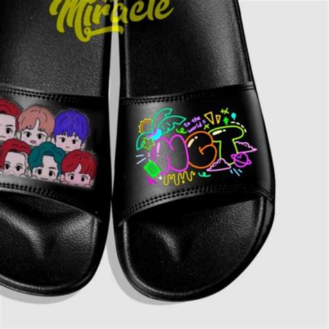 Nct Dream Slip On Slide Sandals Ncit Slipper Sloop Shopee Malaysia