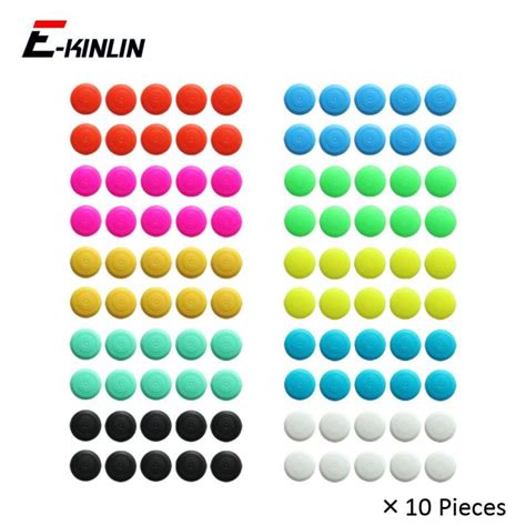 10 Pcs Joystick Cover Case Thumbstick Cap Controller Thumb Stick Grip