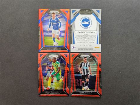 Panini PRIZM PREMIER LEAGUE England Red Pulsar Cards