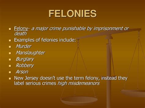 What Makes A Crime A Felony