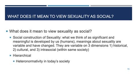 Intro To Sex Gender And Sexuality Lecture Presentious