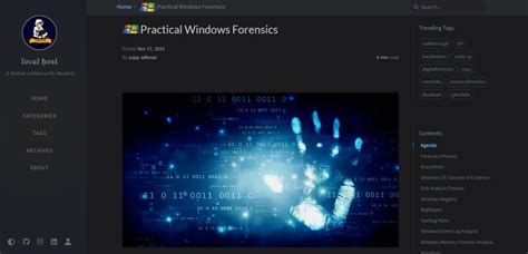 Sujay Adkesar On Linkedin Windowsforensics Cyberforensics For500