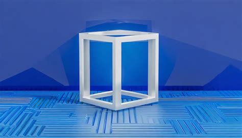 Premium Photo 3d Rendering Of Geometric Square Cube