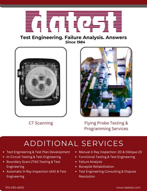 Electronicsmanufacturing Reliability Programming Ndt Datest