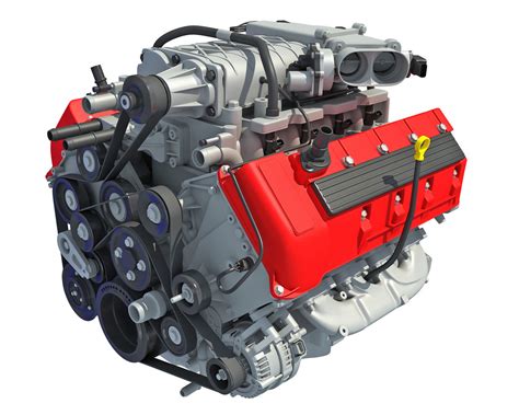 3d Model V8 Car Engine Interior Parts Turbosquid 1324685