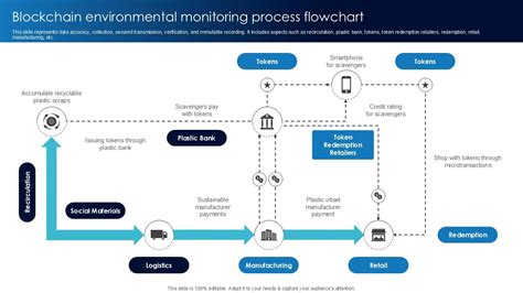 Blockchain Environmental Monitoring Process Flowchart Ppt Template Ppt Presentation