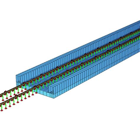 Numerical Model Of The Track Bridge System Download Scientific Diagram