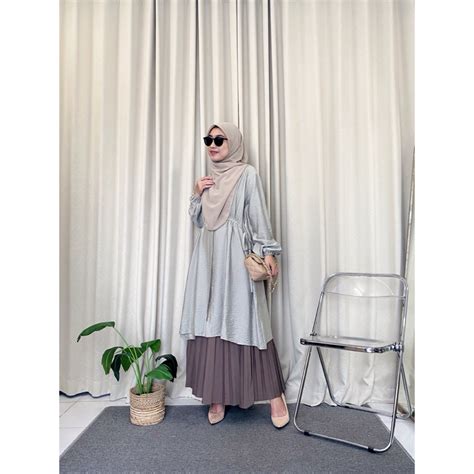 Jual Adiza Long Tunik Shopee Indonesia
