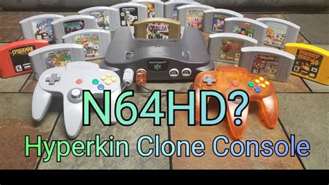 N64 In Hd Hyperkin N64 Clone Console At E3 Youtube