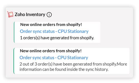 Zoho Inventory Zoho Cliq Integration