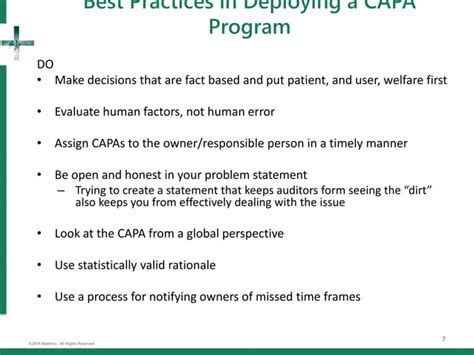 CAPA Effective CAPA Systems PPTX