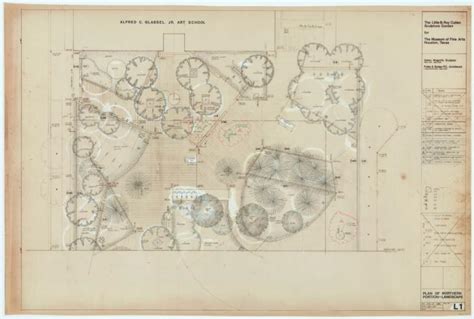 The Isamu Noguchi Archive Document Plan Of Northern Portion