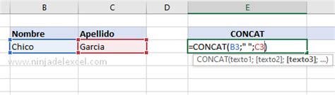 Cómo Concatenar con en Excel Paso a Paso Ninja del Excel