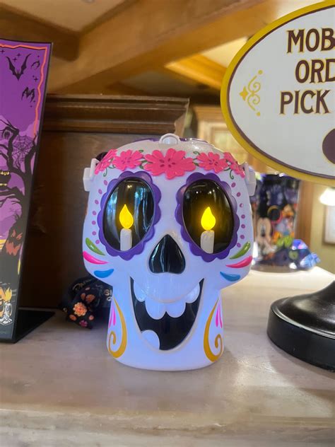 New Coco Floral Skull Sipper Arrives At Disneyland